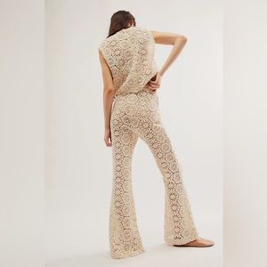 Spell | Pants & Jumpsuits | Spell Helena Crochet Lace Bell Pants | Poshmark